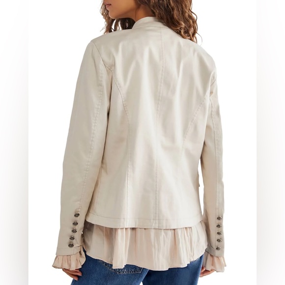 Free People | Jackets & Coats | Nwt Free People Ruffles Romance Jacket ...